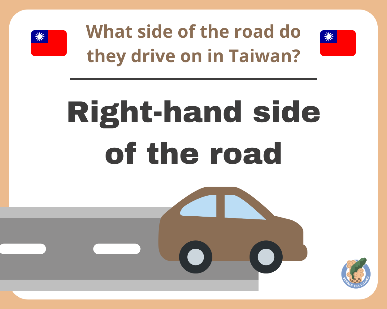 What Side of the Road Do They Drive on in Taiwan? – Bubble Tea Island