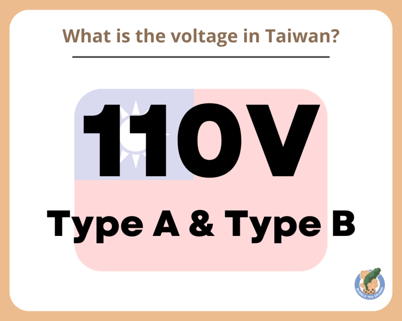 Voltage & Power Plugs in Taiwan – Bubble Tea Island