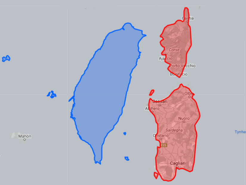 How Big is Taiwan Compared to Other Countries/ States? – Bubble Tea Island