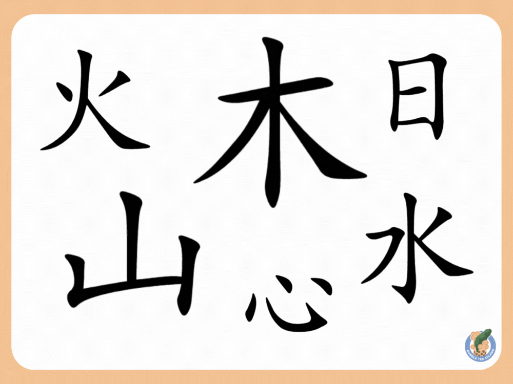 Chinese Characters Database – Bubble Tea Island