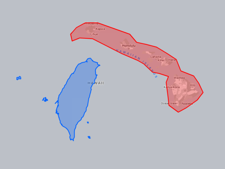 How Big is Taiwan Compared to Other Countries/ States? – Bubble Tea Island